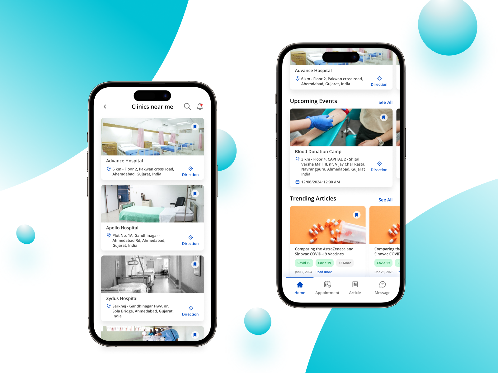 Medical App by Zignuts Technolab on Dribbble