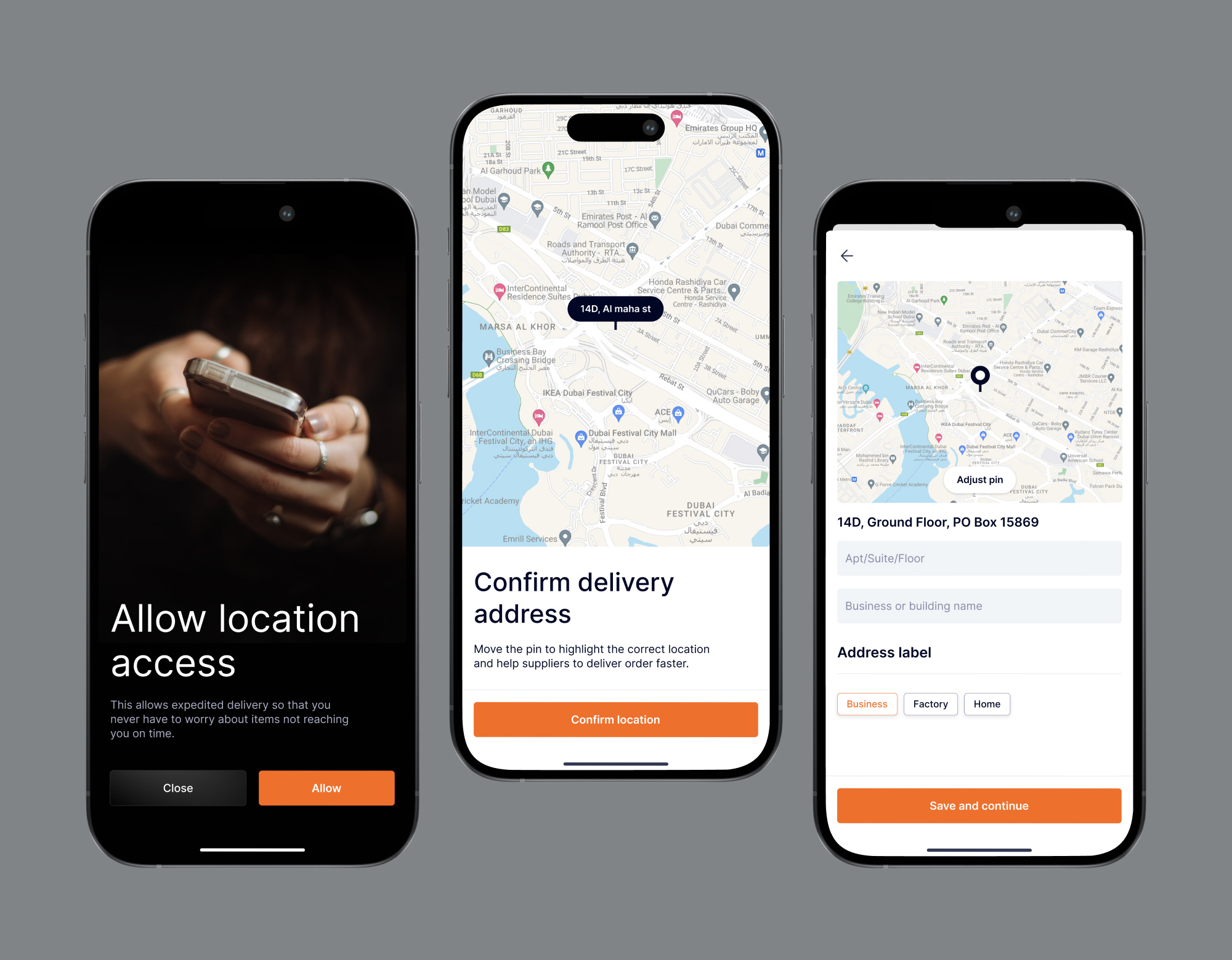 Confirm delivery address by Abhishek Biswas on Dribbble
