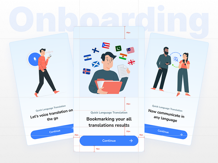 Onboarding Interface Design Guidlines by Waleed Bin Malik on Dribbble
