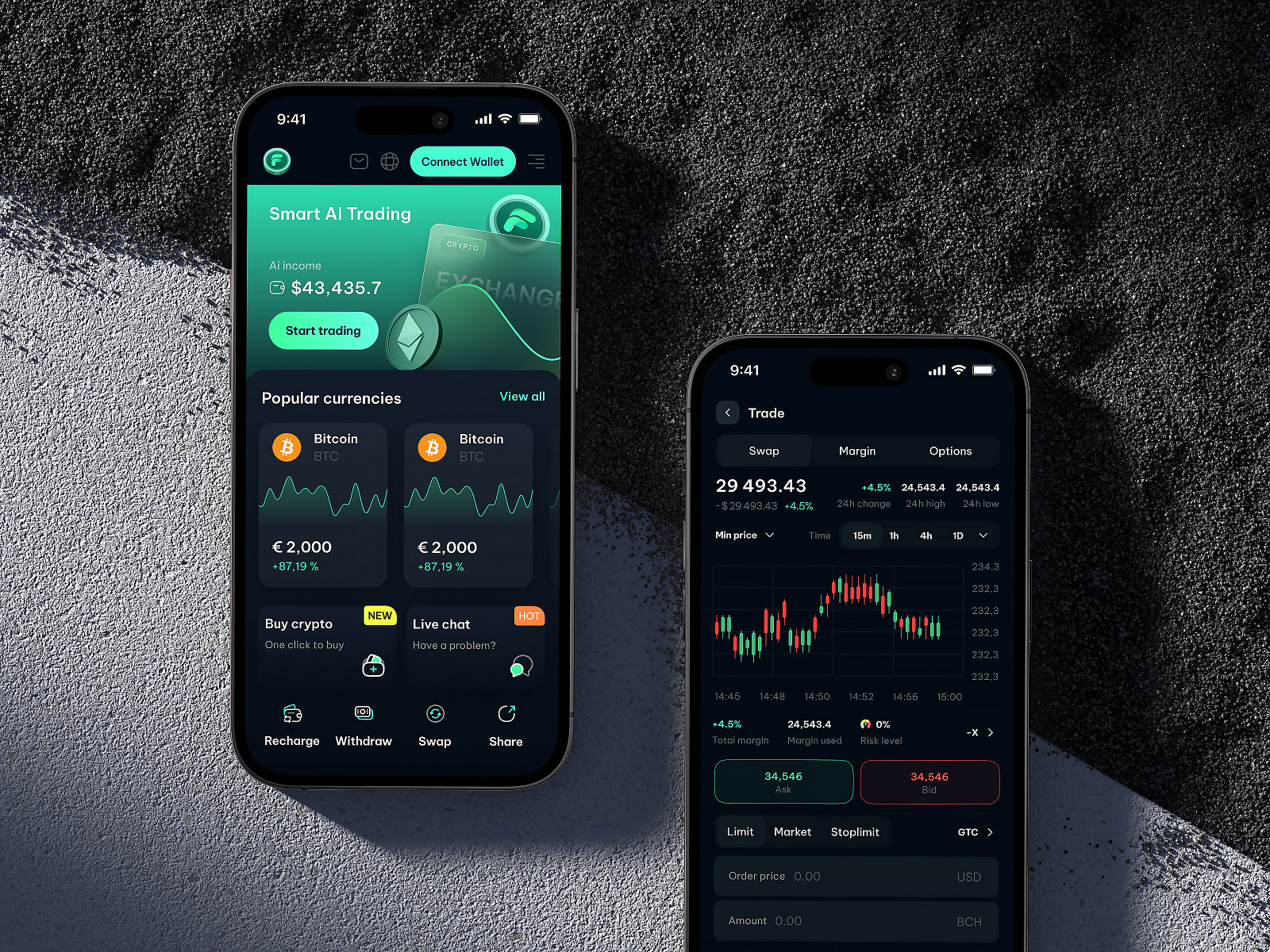 AI-powered trading: App Interface by Beast Studio on Dribbble