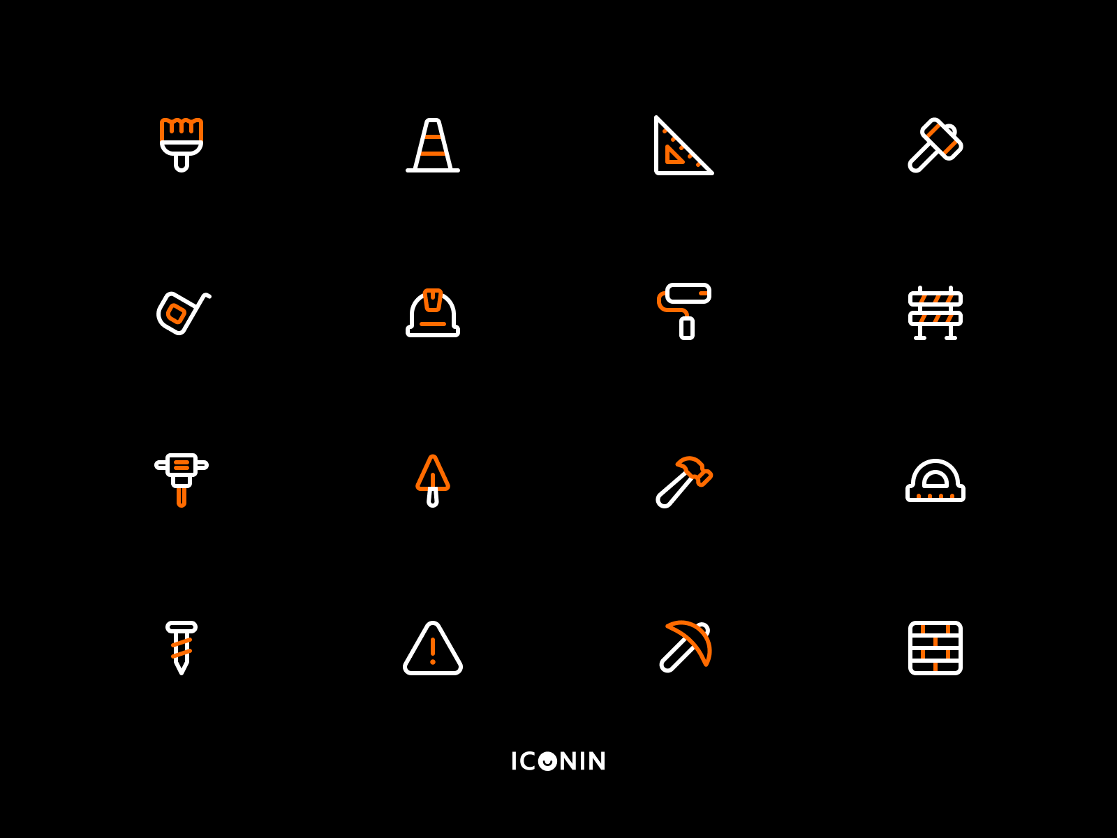Construction Icon Set by Rizky Ramadhana 🌵 for Caraka on Dribbble