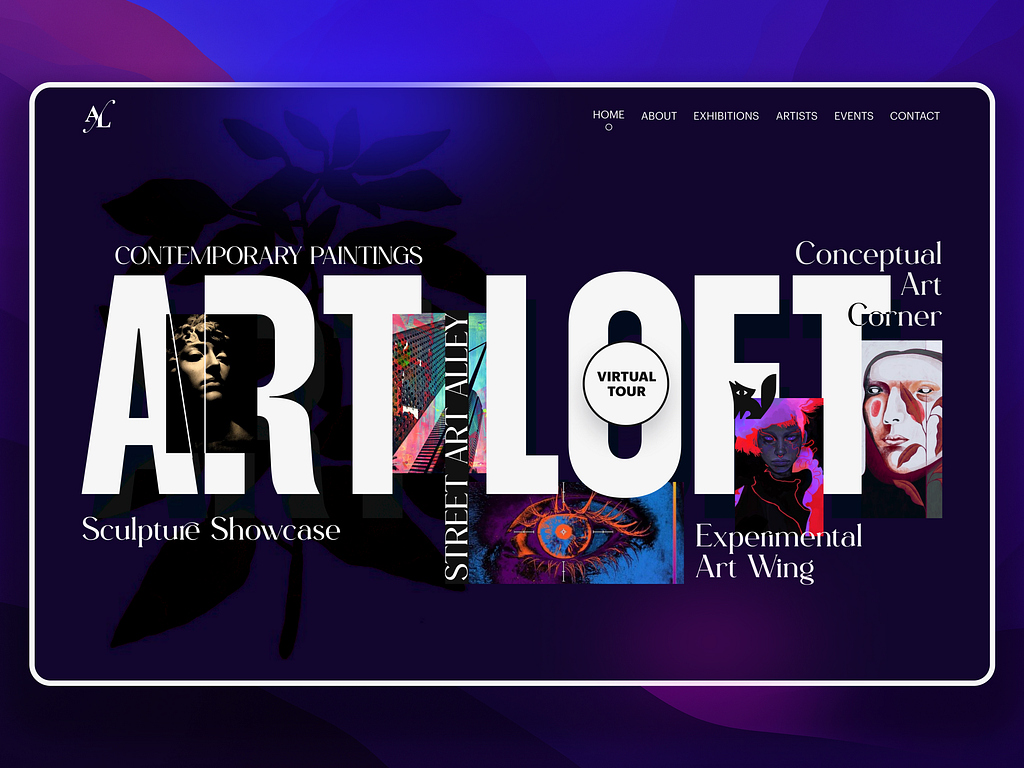 Virtual Museum Website Concept by Inhens on Dribbble