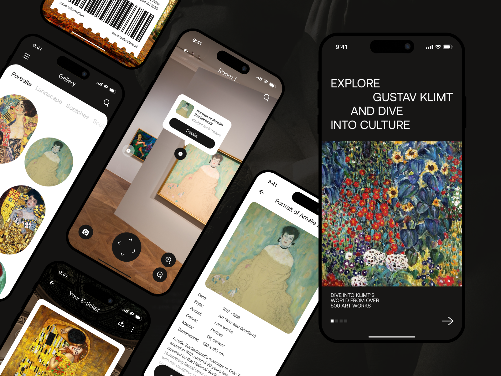 Art Gallery Concept - UI Elements by Viktoryia Khurs on Dribbble