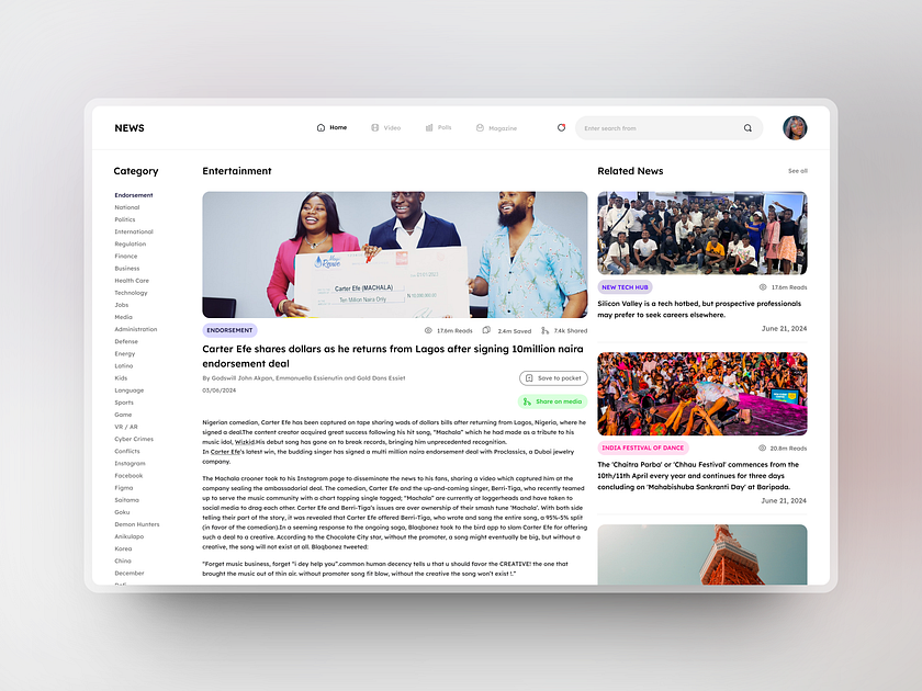 News Website designs, themes, templates and downloadable graphic ...
