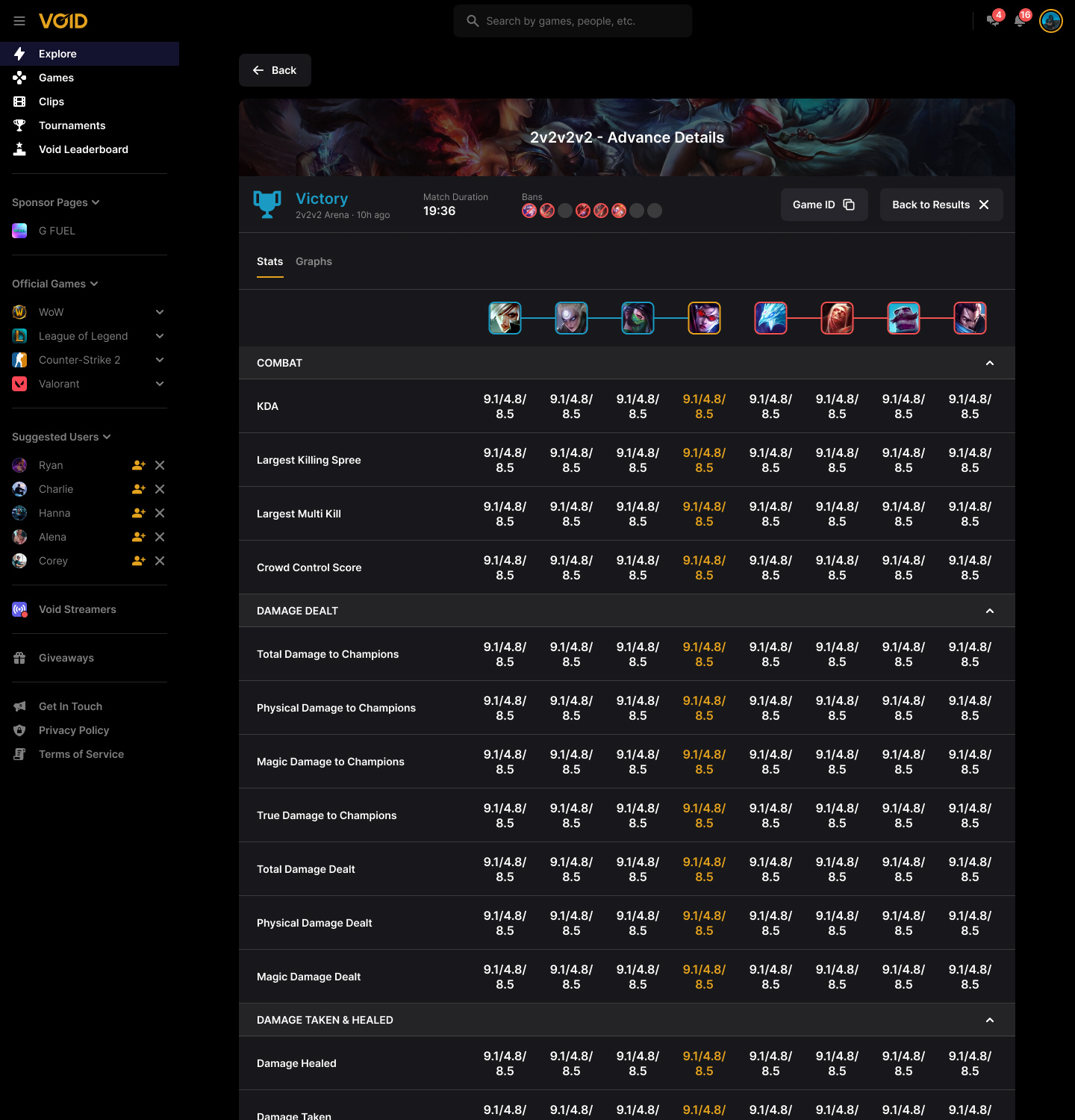 Void League of Legends Game Pages by Dion Dwirian on Dribbble
