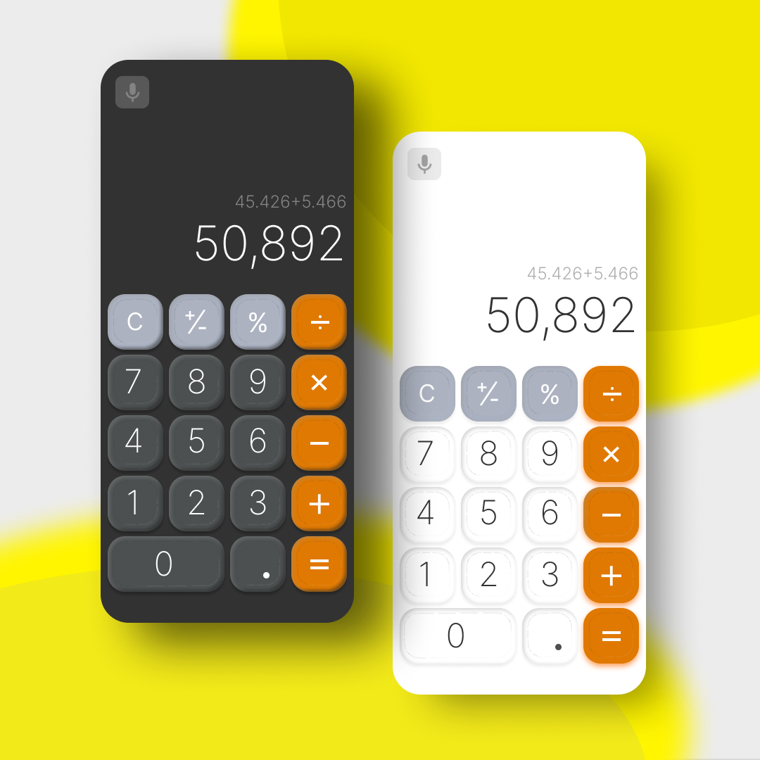 kalkulator ui design by Fatie ux on Dribbble