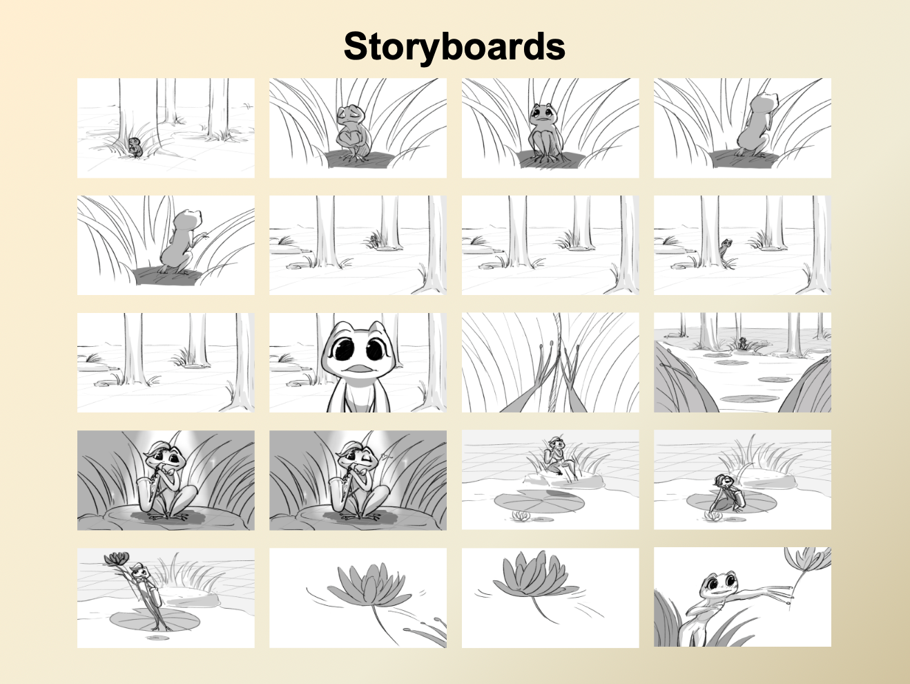 Storyboards by Zijun Zhou on Dribbble