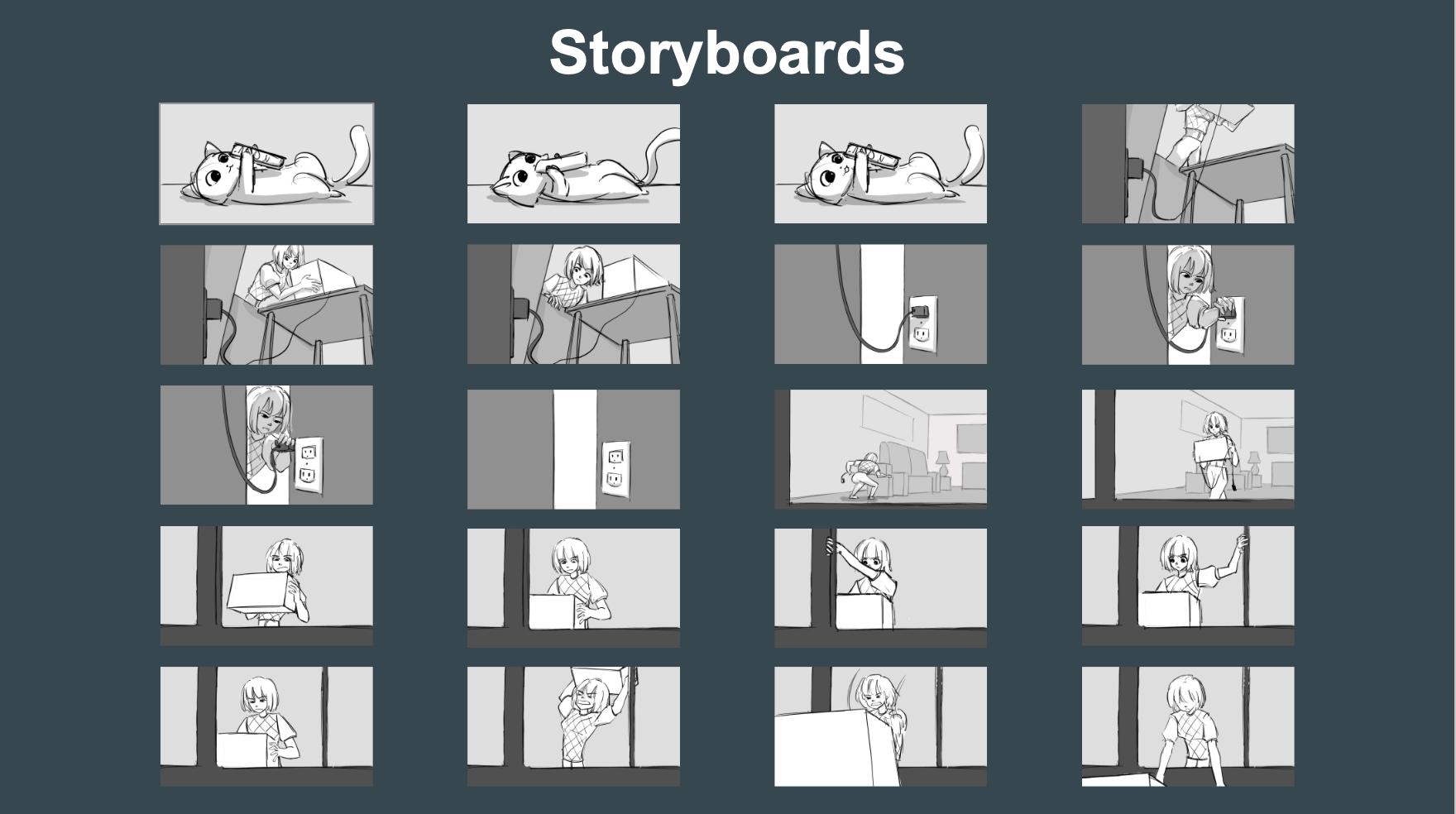 Storyboards by Zijun Zhou on Dribbble