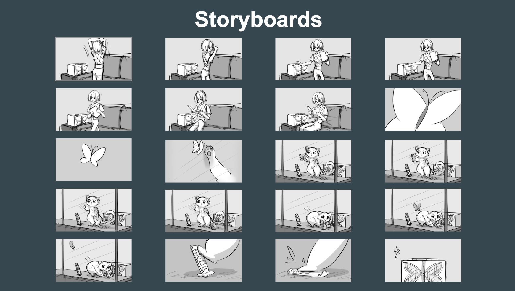 Storyboards by Zijun Zhou on Dribbble
