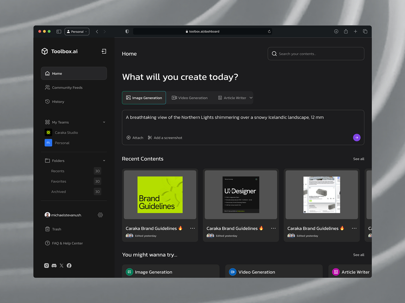 Toolbox.ai - AI Content Creator Dashboard by Michael Stevanus Hartono ️ ... Toolbox.ai - AI Content Creator Dashboard by Michael Stevanus Hartono ️ ...