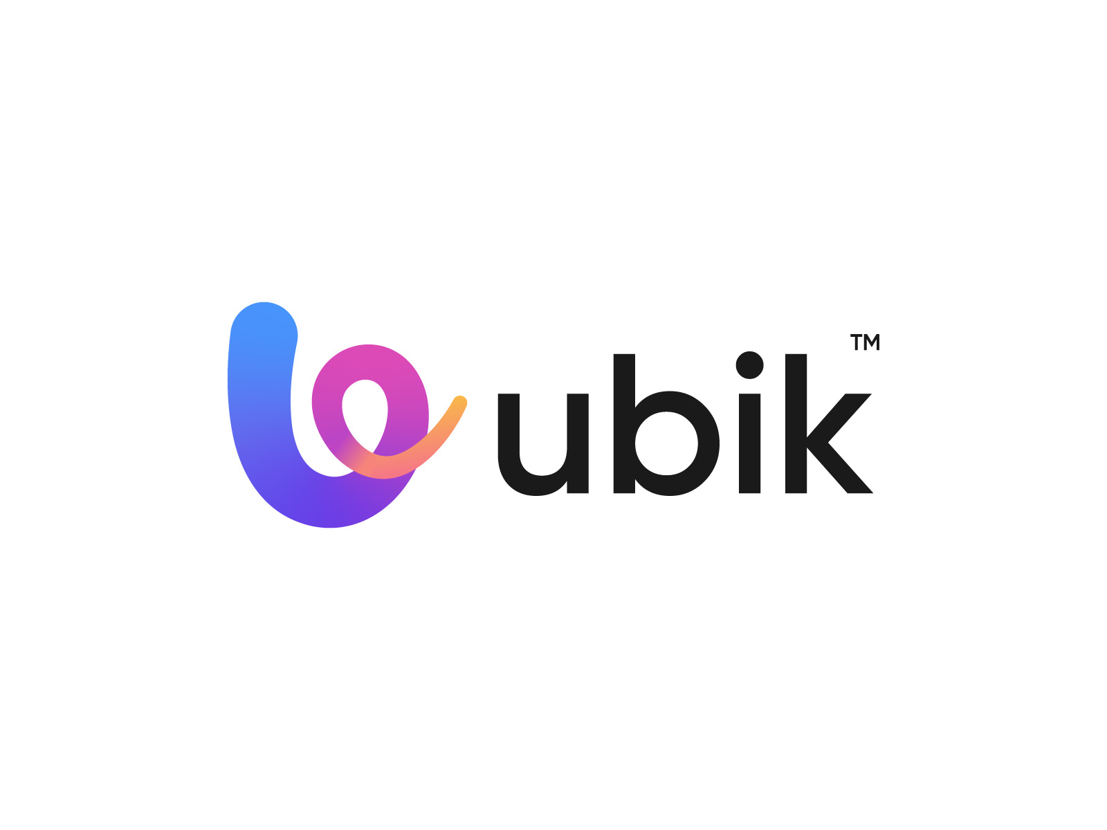 ubik logo, logo design, modern logo by Amir Sayem on Dribbble