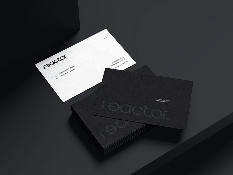 reactor® - business card by Dominik Tyka on Dribbble-花瓣网