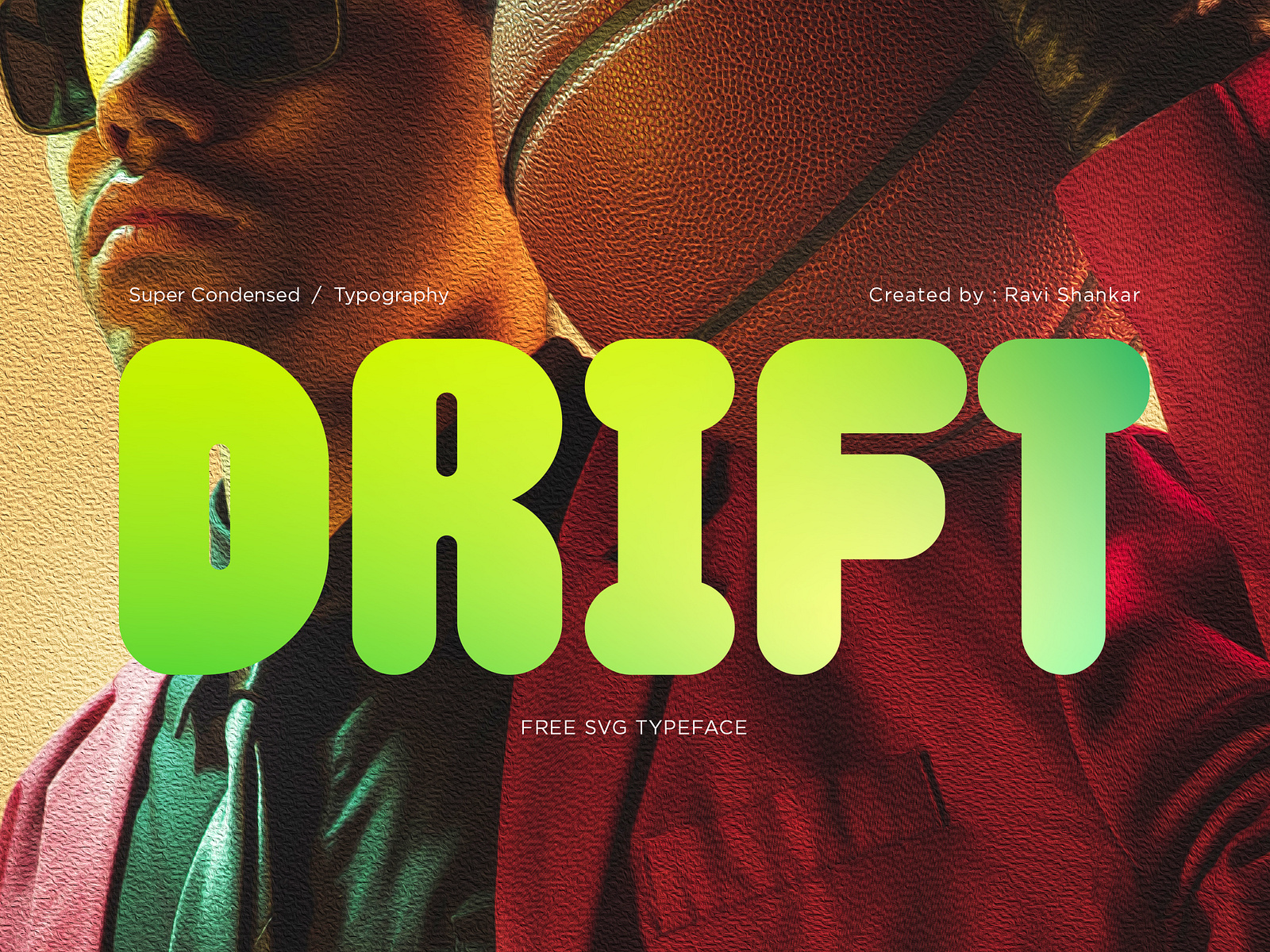 Drift : The Condensed Bold Font by Ravi Shankar on Dribbble