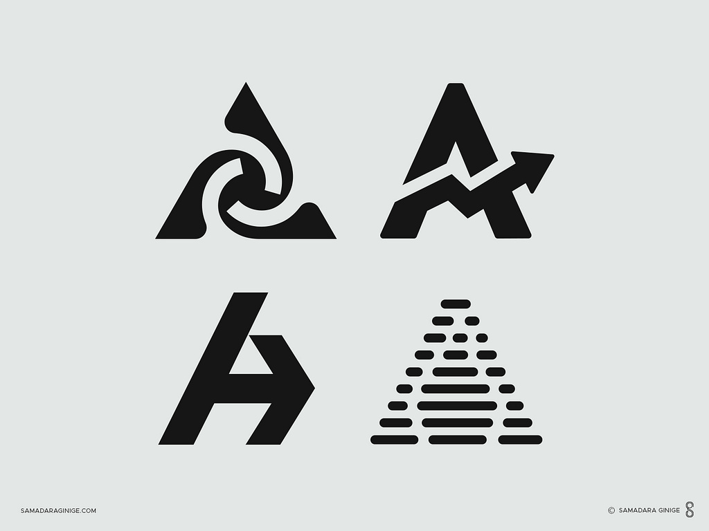 A Letter-marks by Samadara Ginige on Dribbble