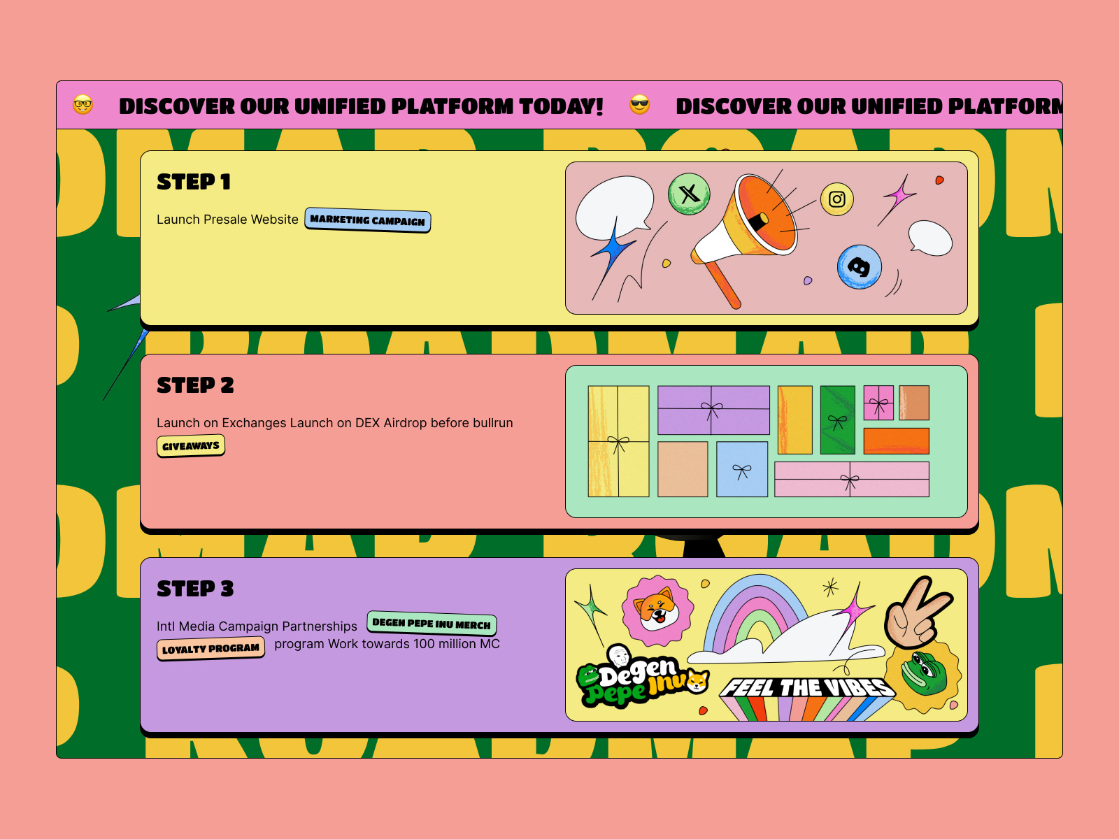 How to buy - Degen Pep Inu by Anatoliy Demyanchuk for Demyanchuk Art Team on Dribbble