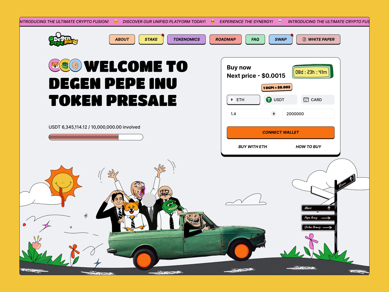 How to buy - Degen Pep Inu by Anatoliy Demyanchuk for Demyanchuk Art Team on Dribbble