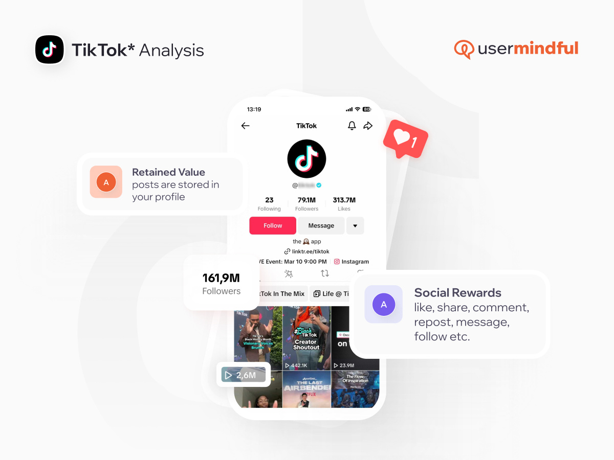 TikTok* Analysis by UserMindful on Dribbble