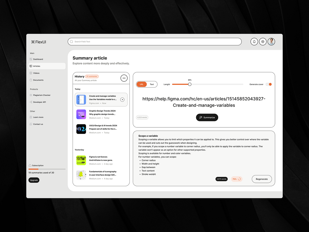 Browse thousands of Summary UI images for design inspiration | Dribbble