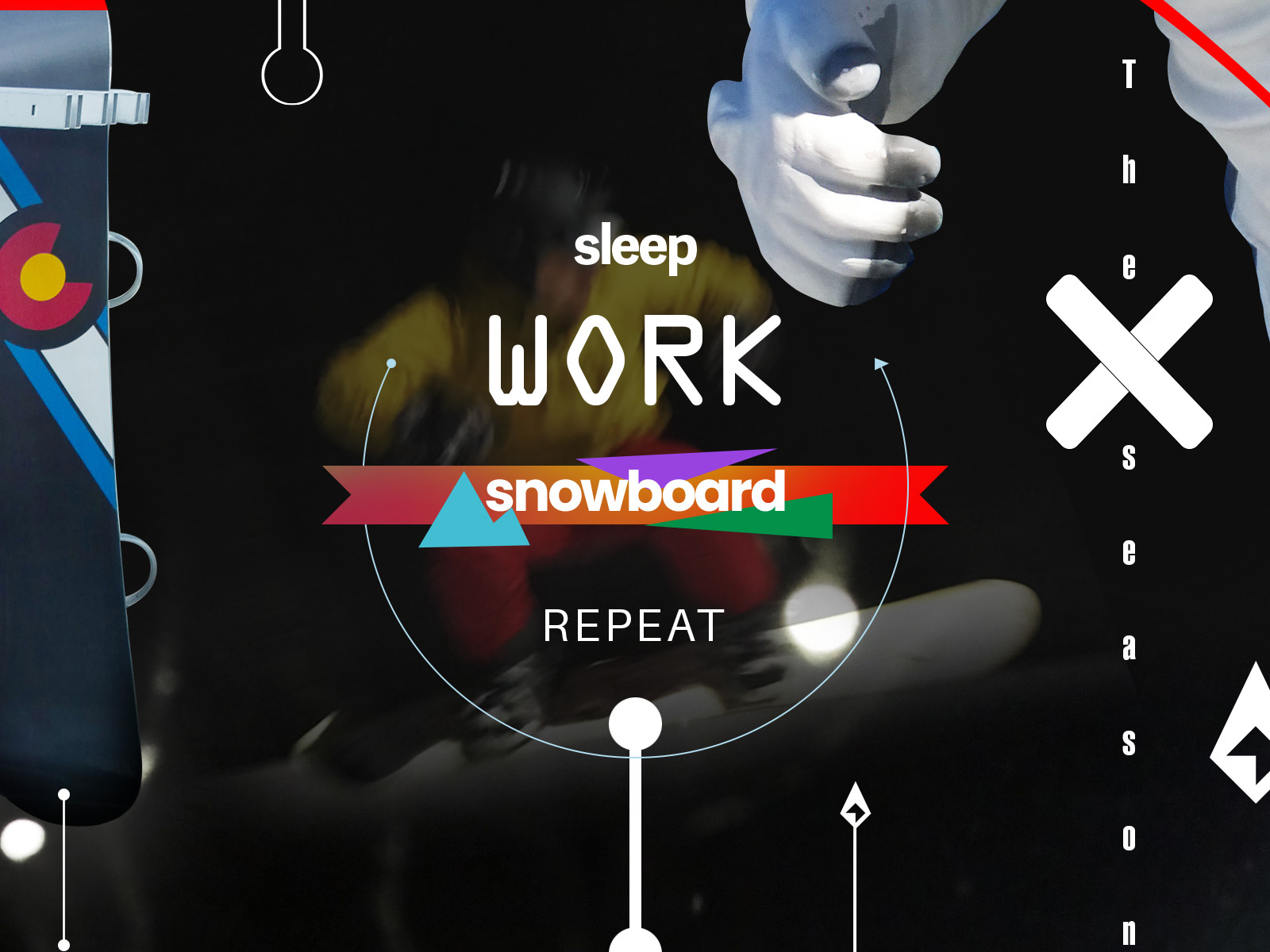 My Perfect Schedule for Winter: Design and Snowboarding. IG Grid by ...