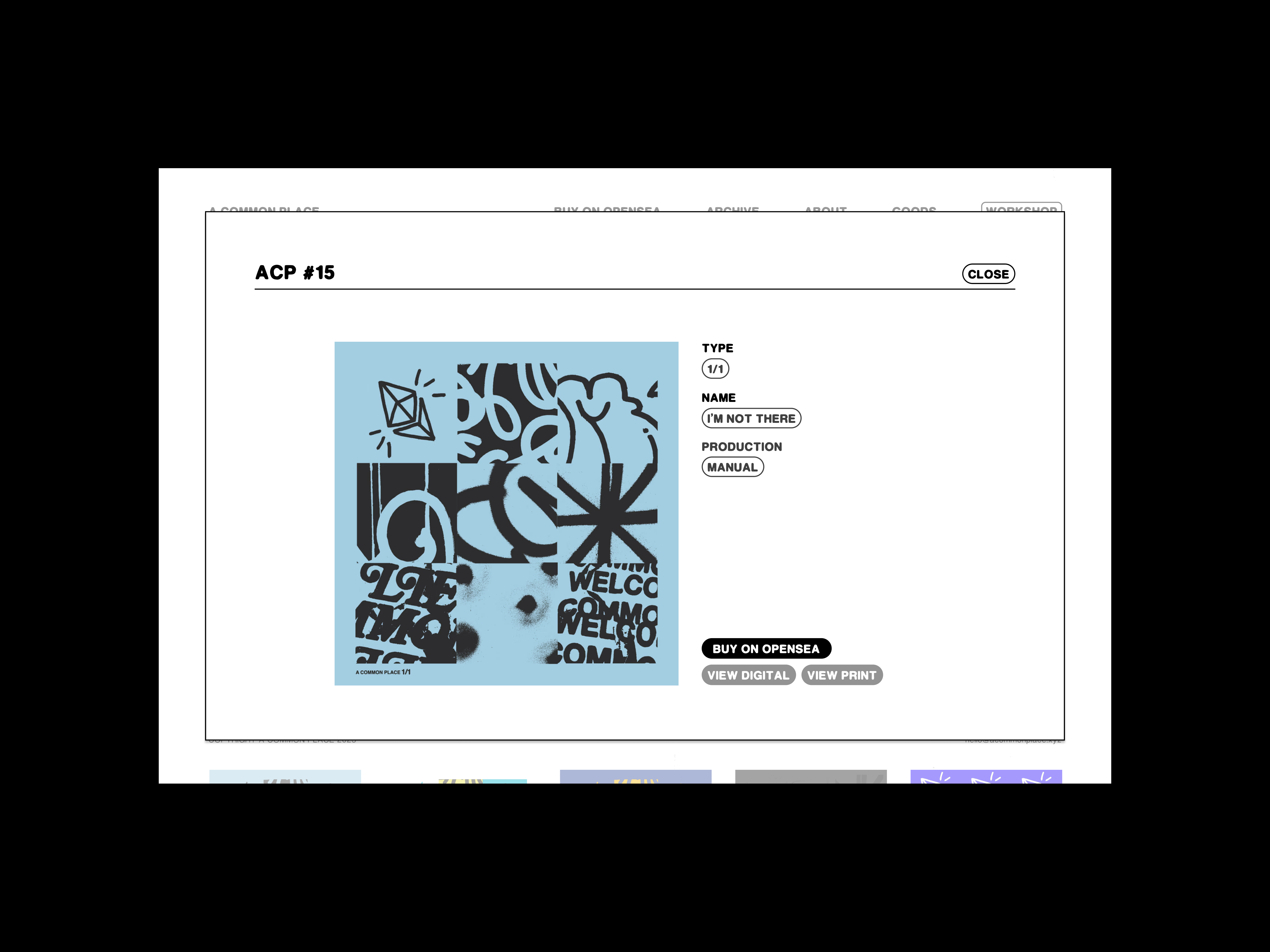 A Common Place NFT Project DAPP Design by Robbie Broome ® on Dribbble