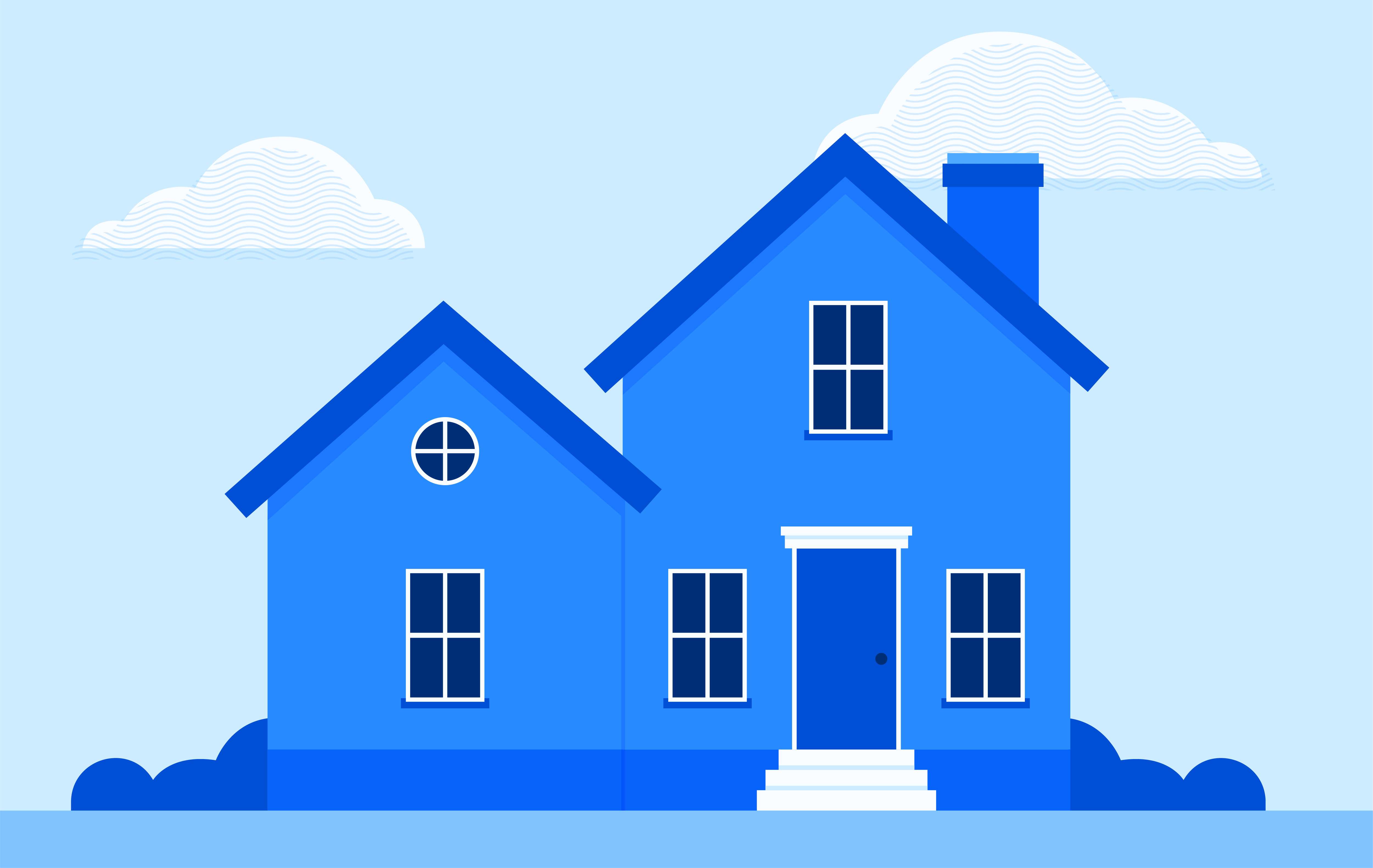 Buildertrend Background House Scenes by Erika Farrell on Dribbble