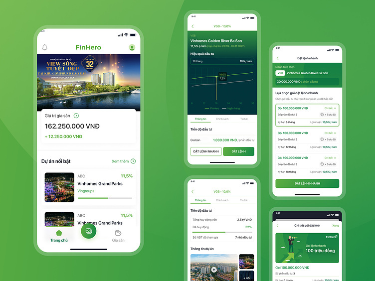 FinHero - online investment platform by Thomas Duong on Dribbble