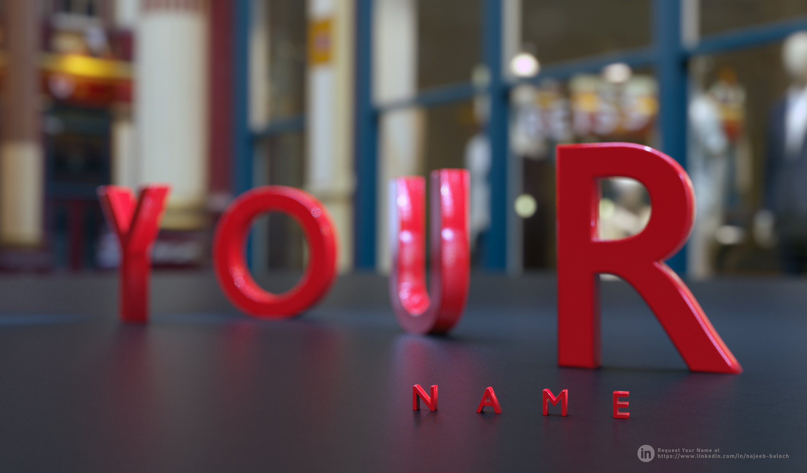 Name Wallpapers by Najeeb Baloch on Dribbble