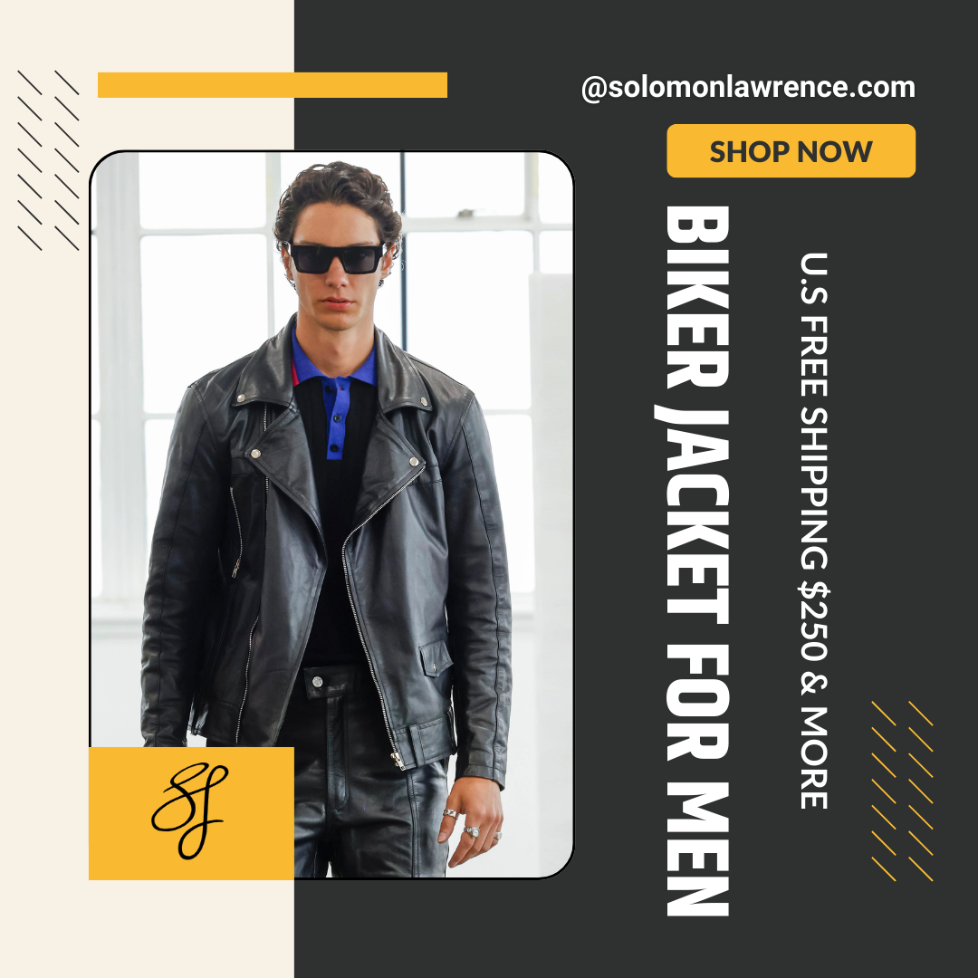 Order Biker Jackets for Men by Solomon Lawrence on Dribbble