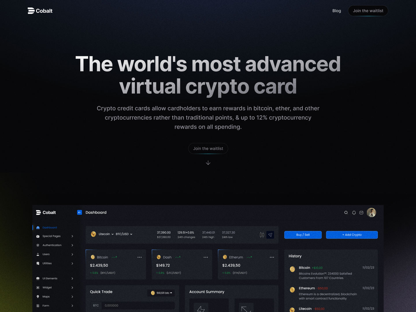 Coin Cobalt by Hwa.dwgvn on Dribbble