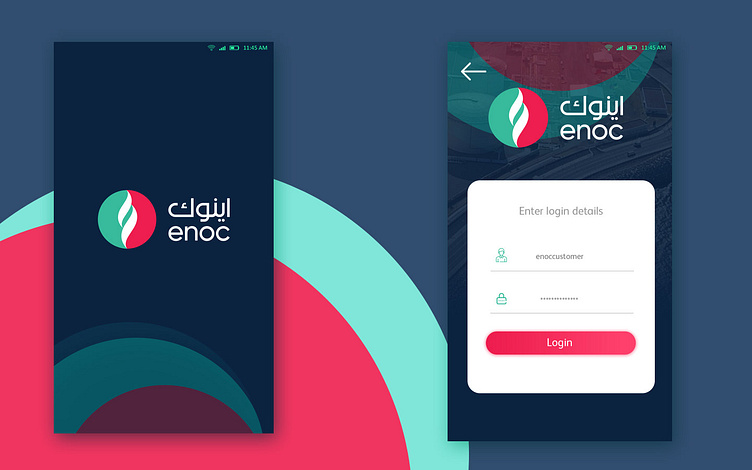 Mobile App Design for enoc by Saif Shaikh on Dribbble