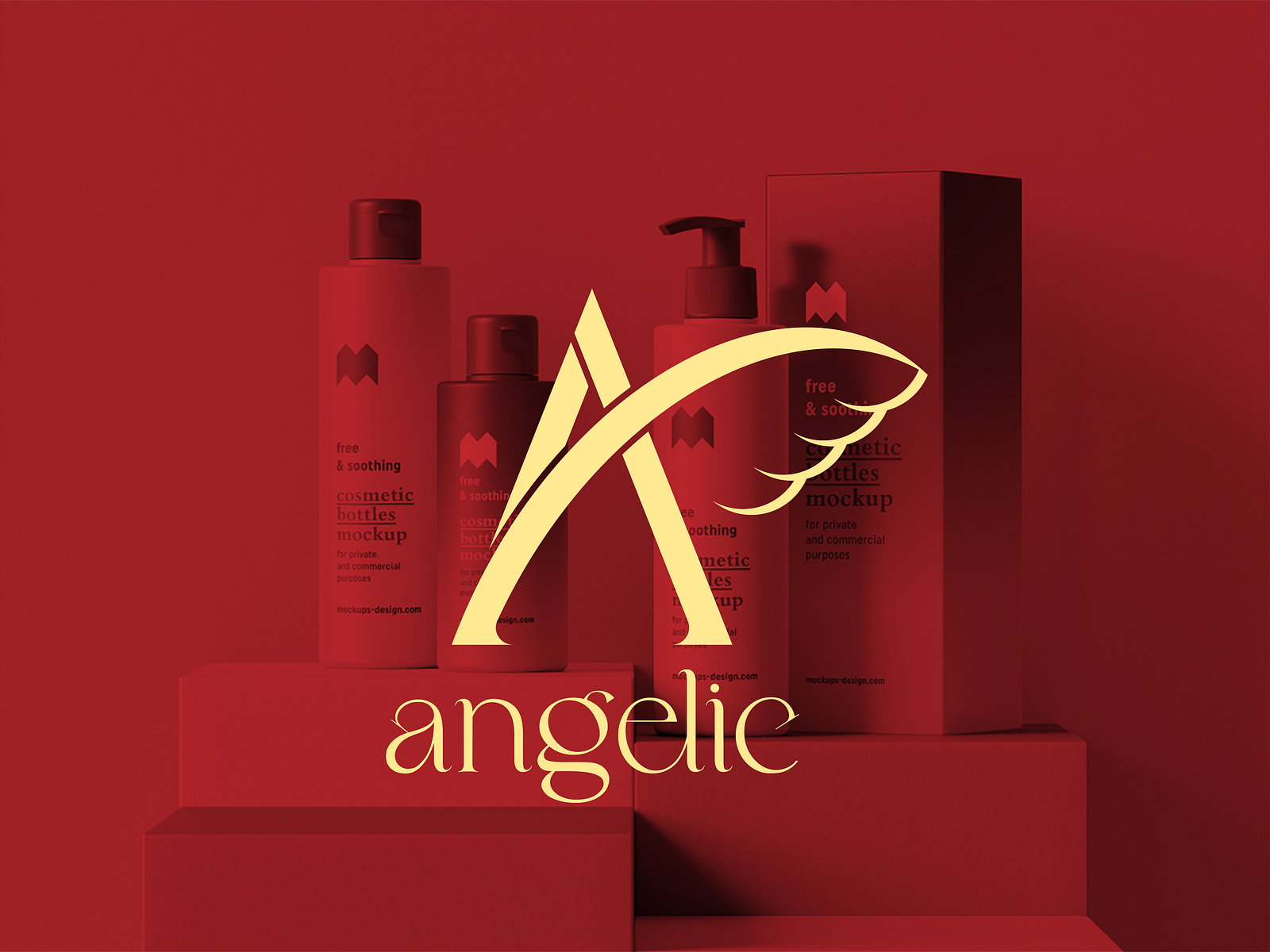 Logo Design work sample and Brand Style Guide for "Angelic" by MD ...
