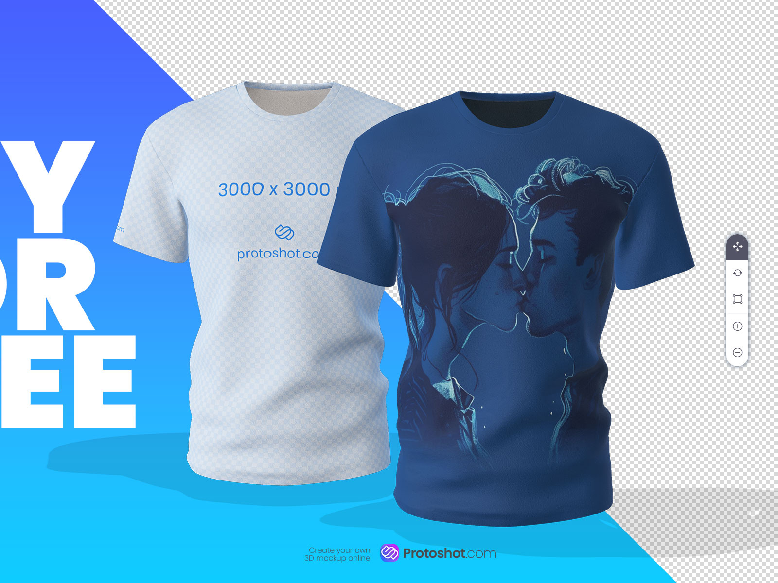 Free 3D T-shirt Mockup by Michael Tzscheppan on Dribbble