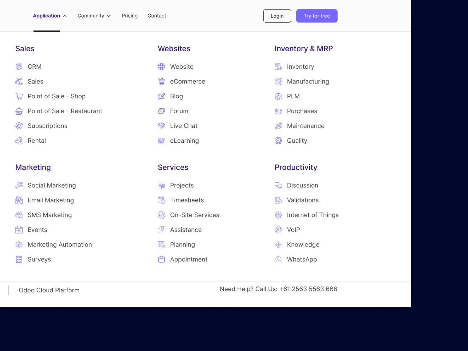 Mega Menu Design | Product Services Website by Md Mehedi Hasan on Dribbble