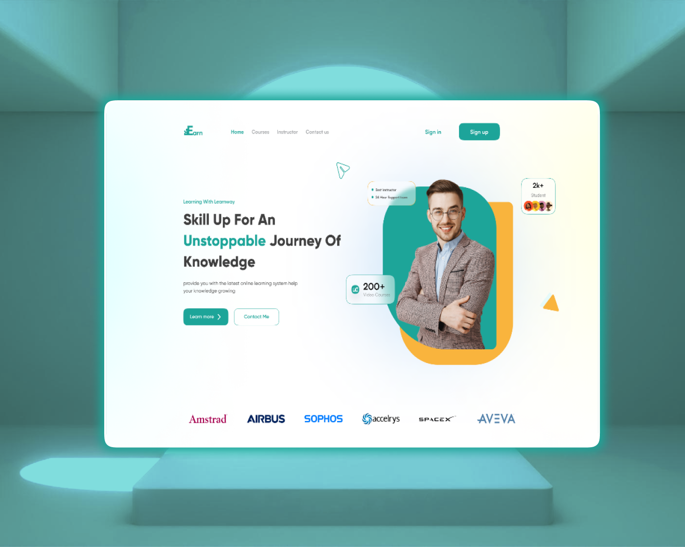 Earn: Your Lifelong Learning Gateway - E-Learning Website Design by Softvence UI/UX for ...