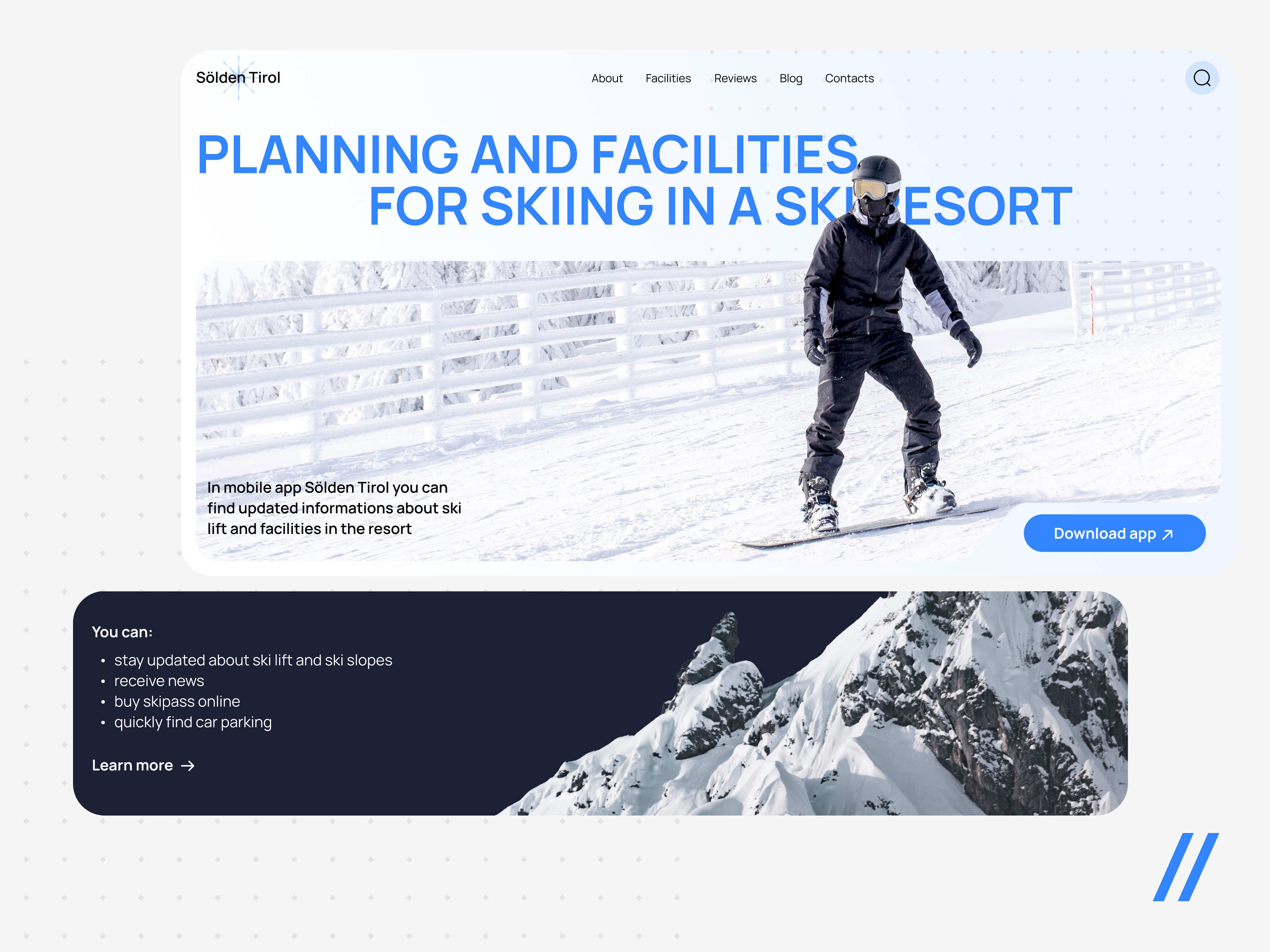 Ski Web App by Kristina Spiridonova for Purrweb UI/UX Agency on Dribbble