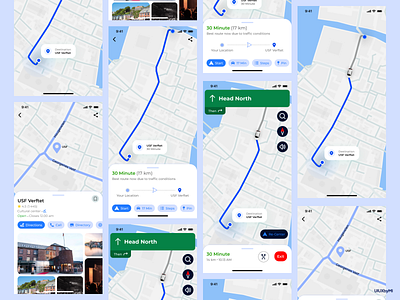Map Design "Twits App" by Hatmi Pratiwi on Dribbble