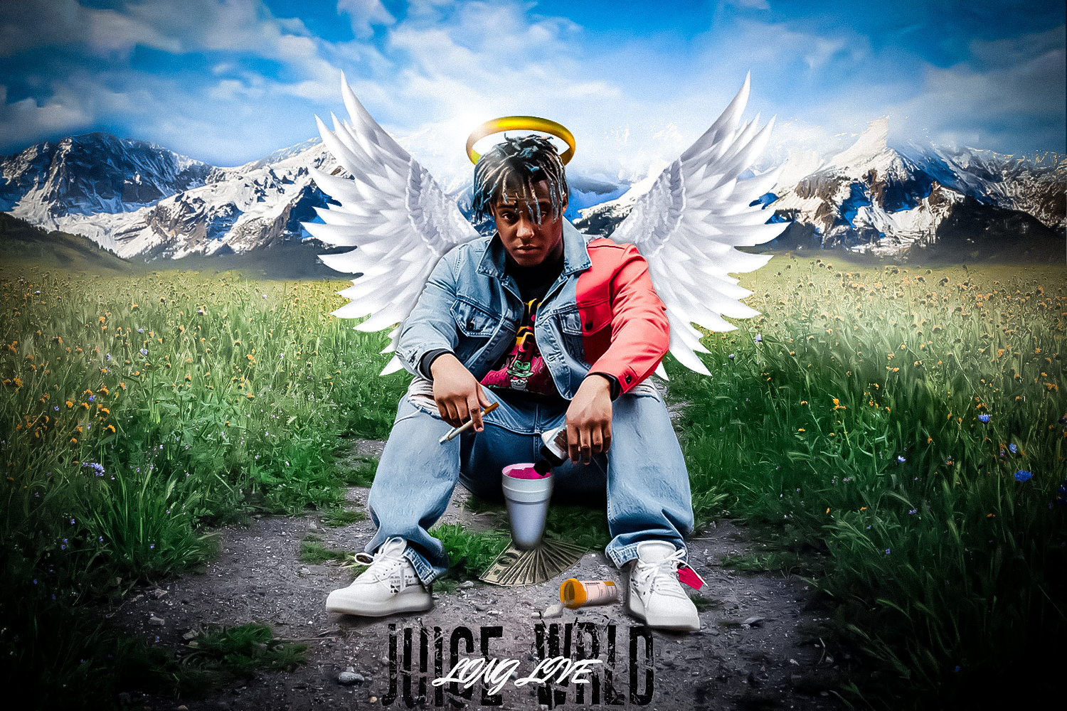 Juice WRLD Dedication Piece by Bootman on Dribbble