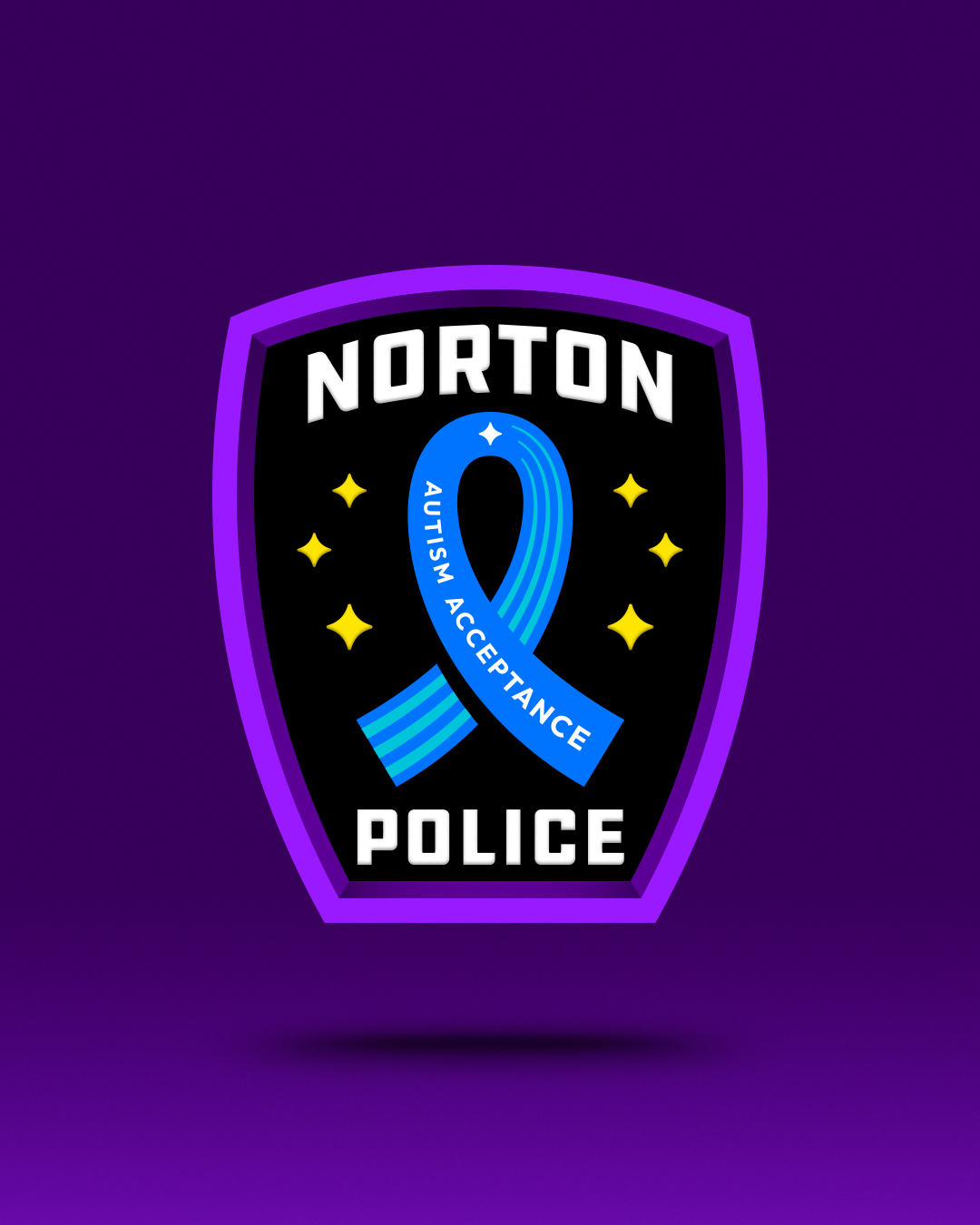 Autism Acceptance Badge by Nelson Couto on Dribbble