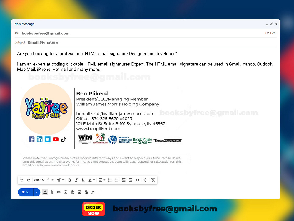 Animated Email Signature designs, themes, templates and downloadable ...