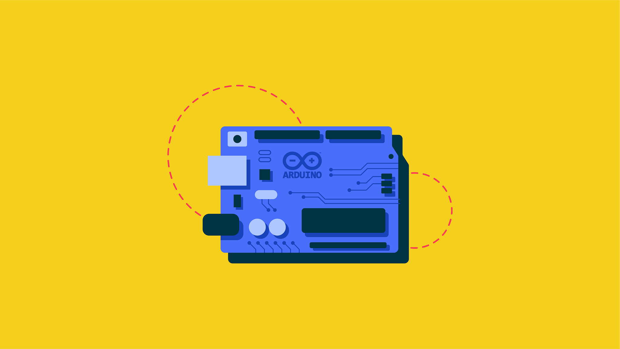Illustration: Arduino by Ghazal Abbaszadeh on Dribbble