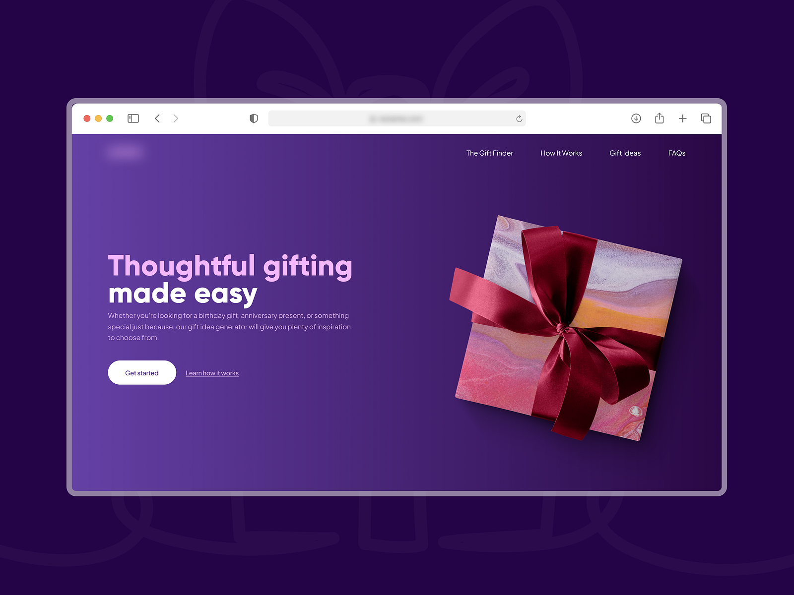 Gift Idea Generator Website by Favour Momoh on Dribbble