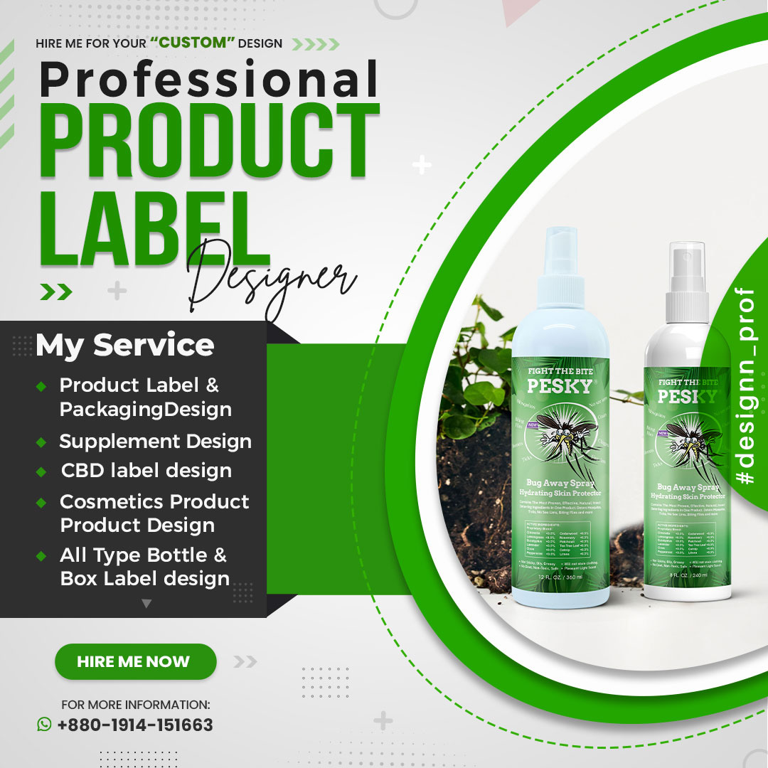 Product Label Design by merry hena on Dribbble