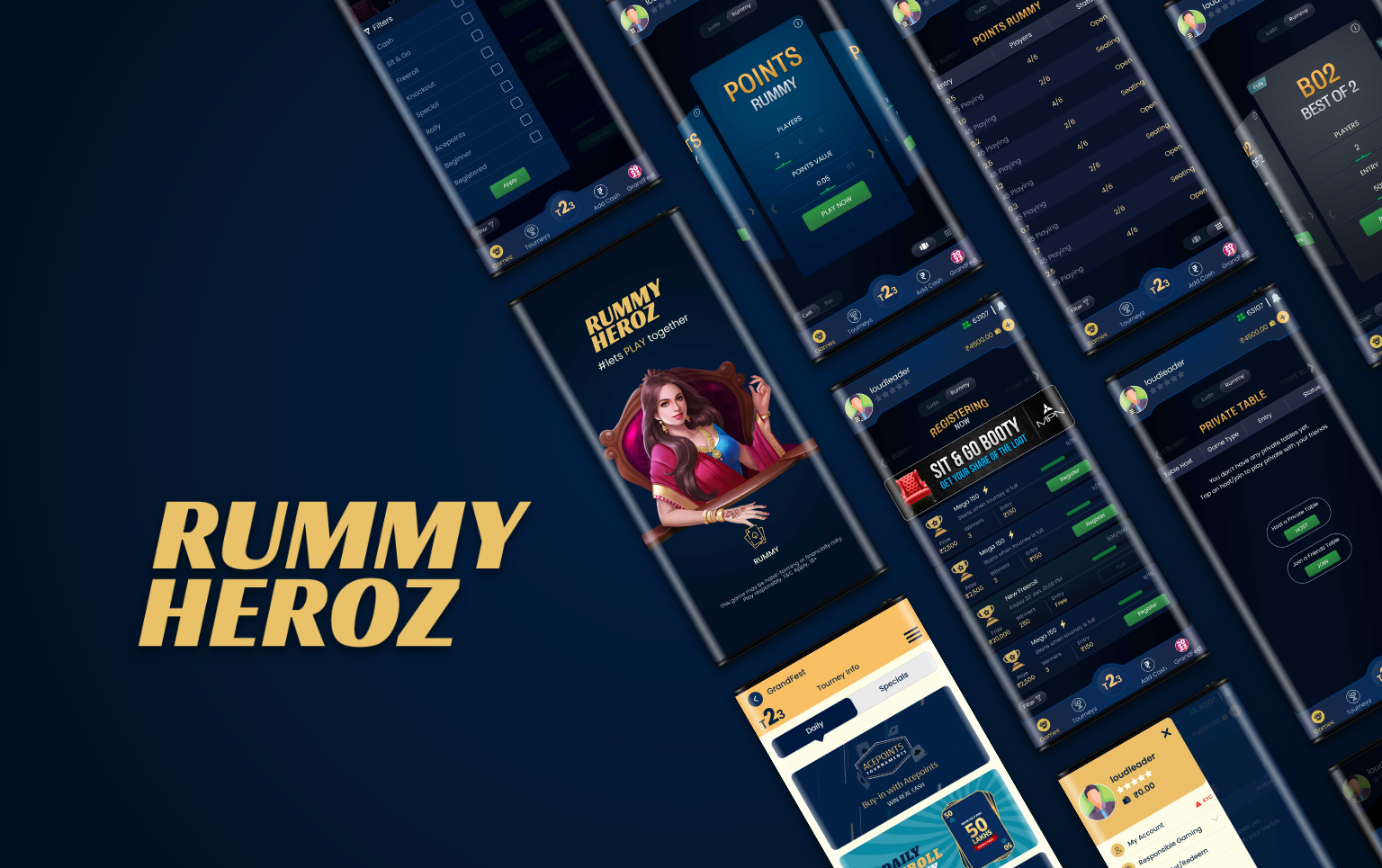 Rummy Heroz by Enixo Studio on Dribbble