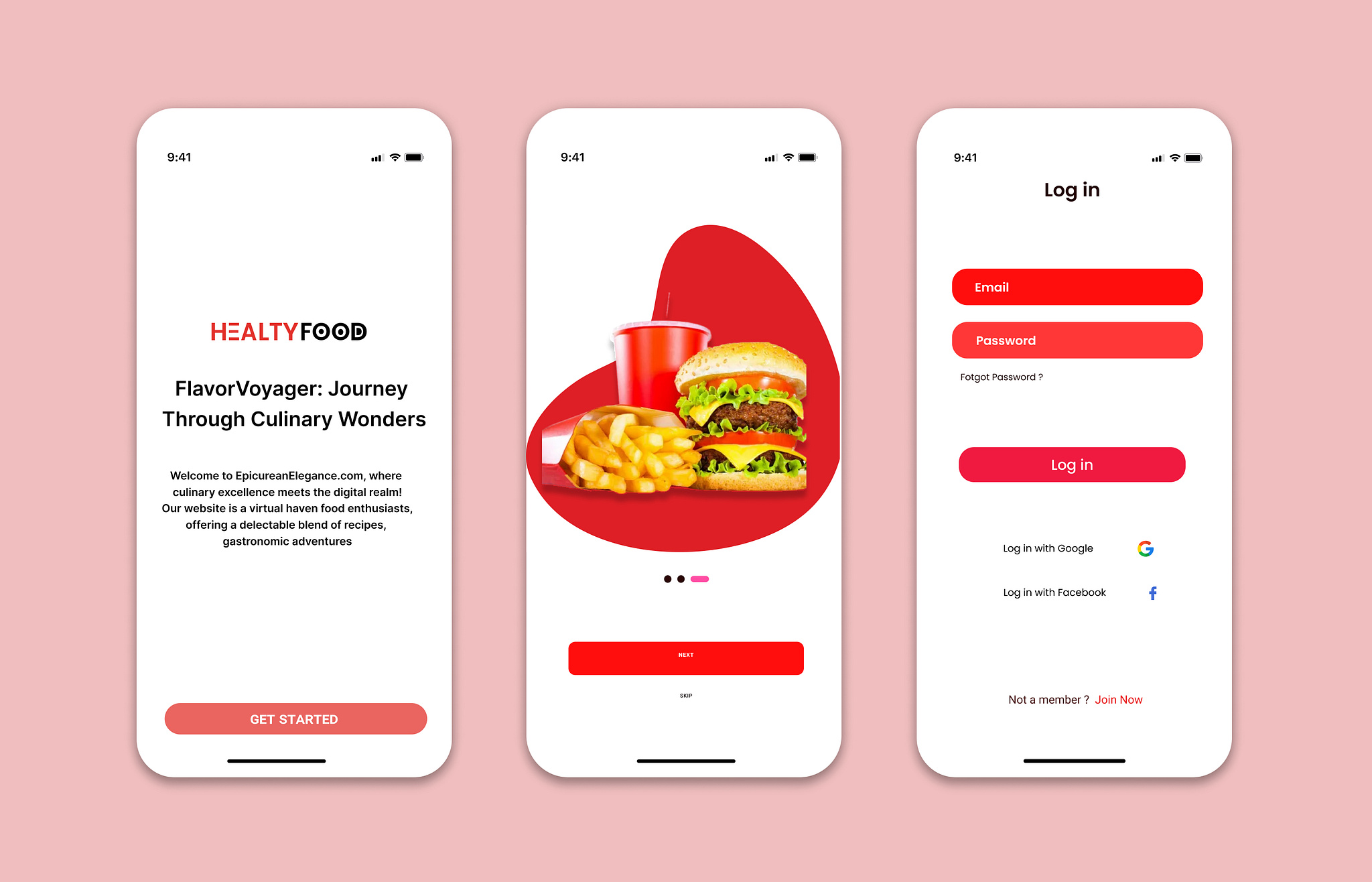 Food Apps Design by Rima Banu (Graphics & Ui/Ux Designer) on Dribbble