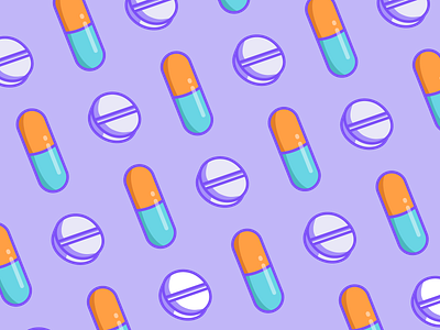 Pill Pattern by Max Canner on Dribbble