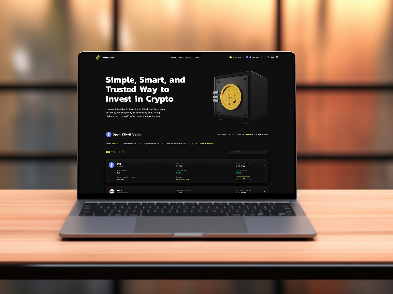 Smart Vaults & Loans Concept Wallet UI UX Dashboard Admin WebApp by ...