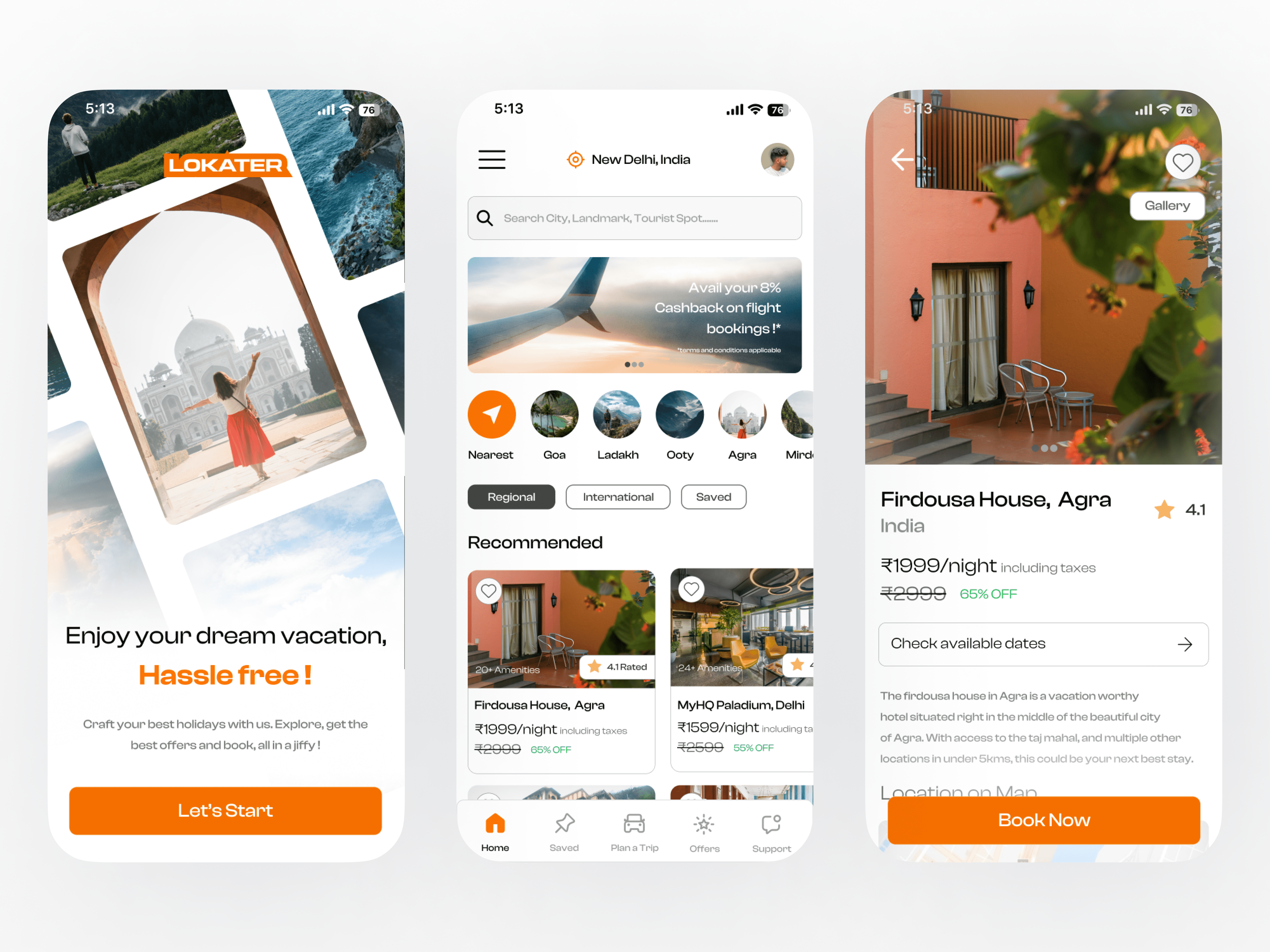 Travel App Design Concept designs, themes, templates and downloadable ...