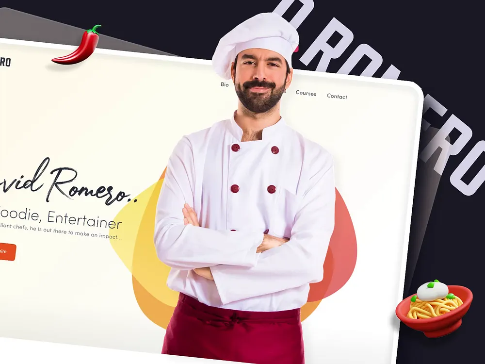 Chef Portfolio designs, themes, templates and downloadable graphic ...