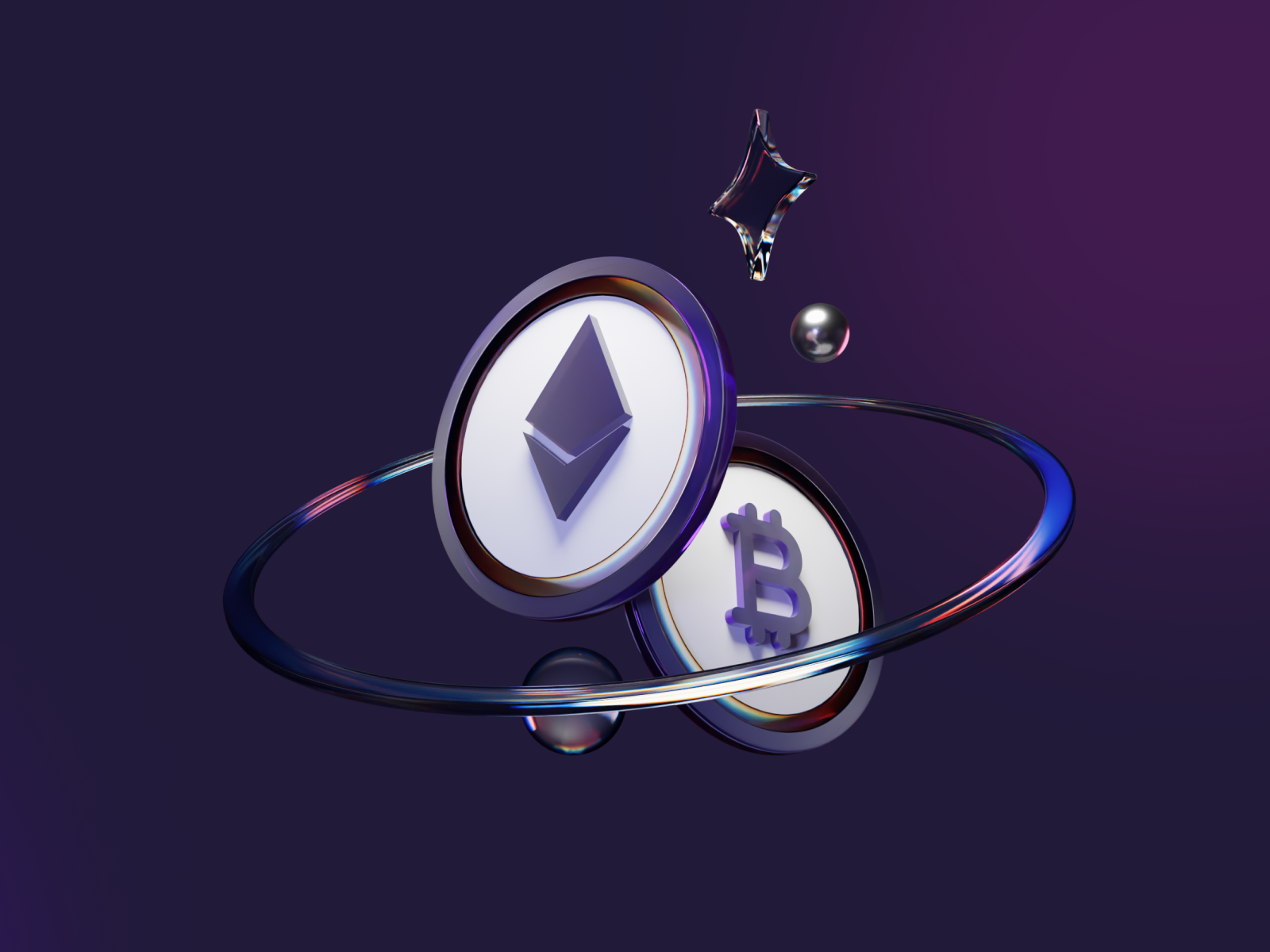 3d coins for smm Nimera by Daria on Dribbble