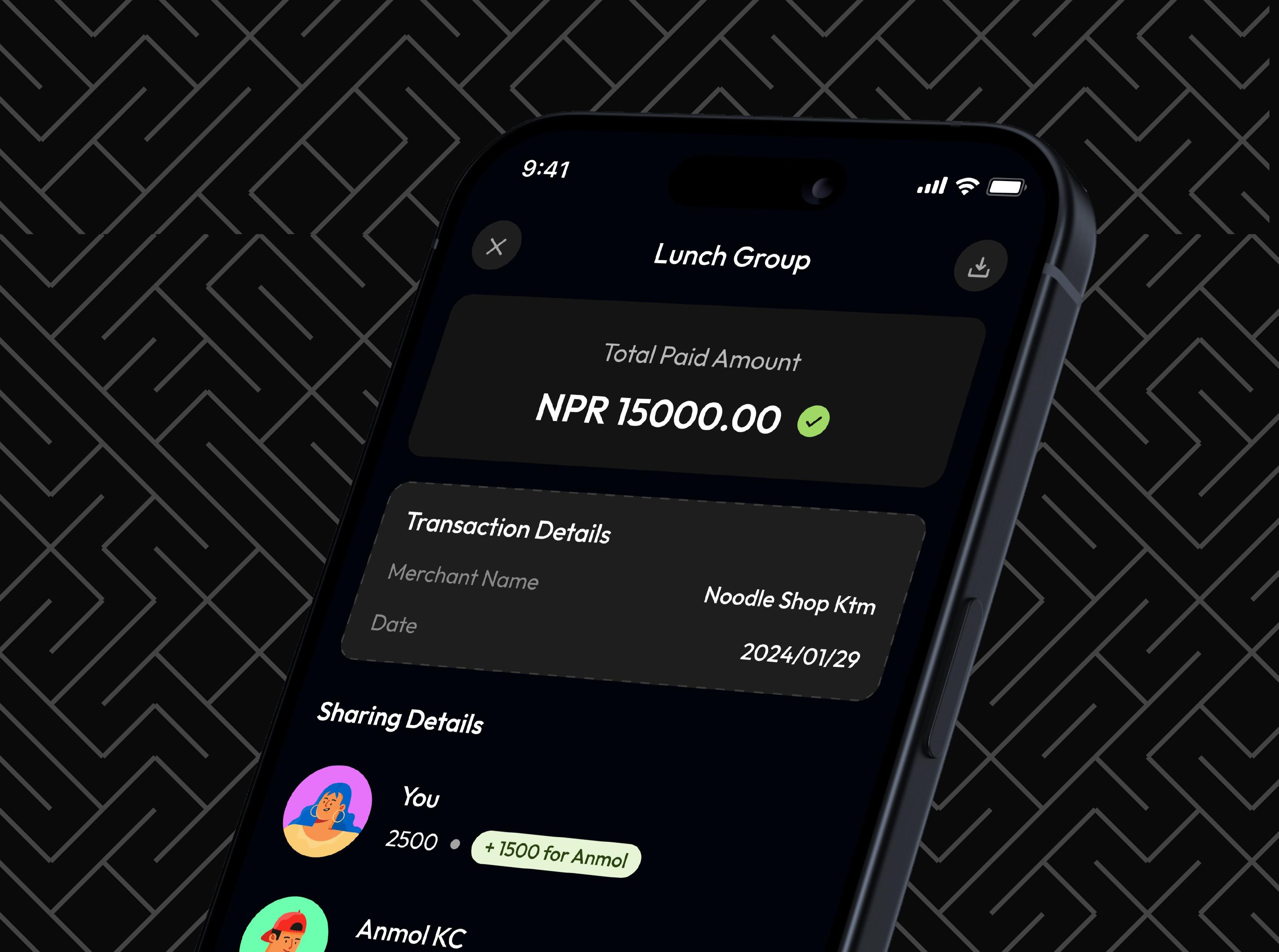 Transaction Details Design (Digital Wallet) by Ayush Dangol on Dribbble